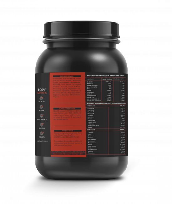 FULL STACK™ Hulk Mass Gainer - Redscience Nutrition