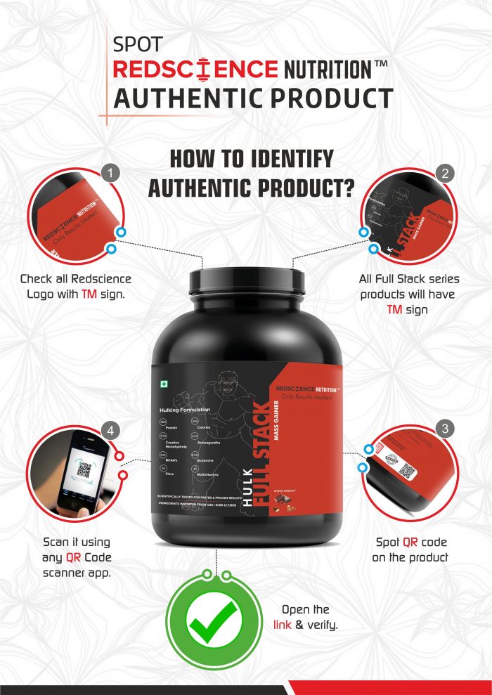 FULL STACK™ Hulk Mass Gainer - Redscience Nutrition